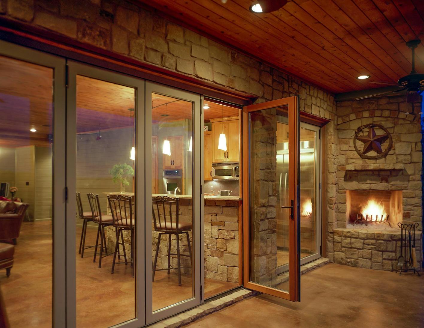 Performance Driven Wood Framed Opening Glass Wall | Nanawall