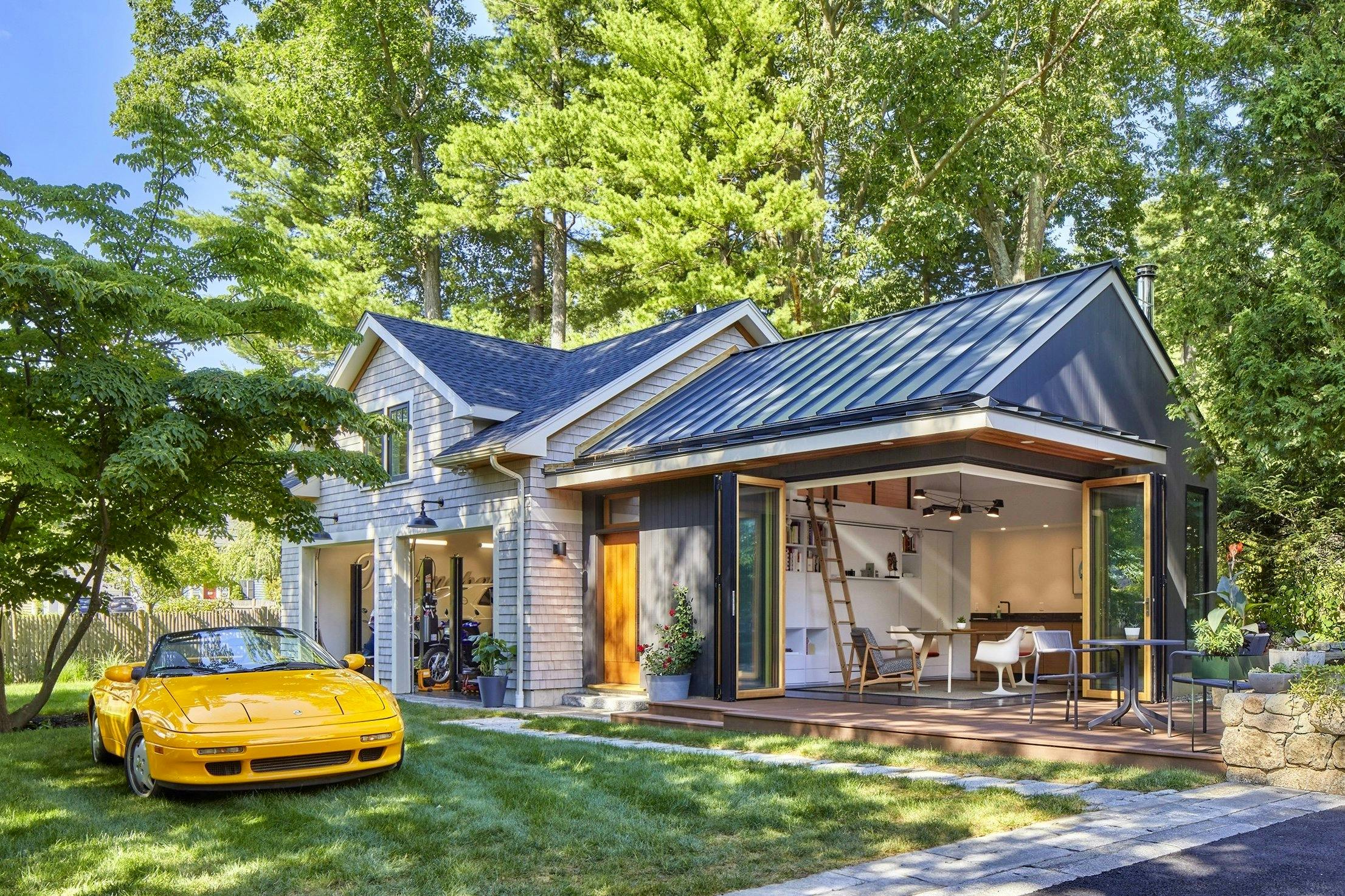 Creative Living With a His and Hers ADU and Bifold Glass Doors